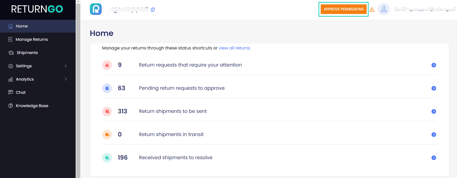 Accepting Permission Changes